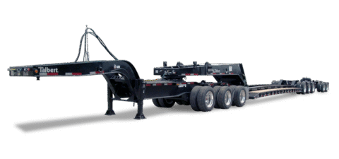 65SA Modular Spread Axle Lowboy Trailer - Talbert Manufacturing